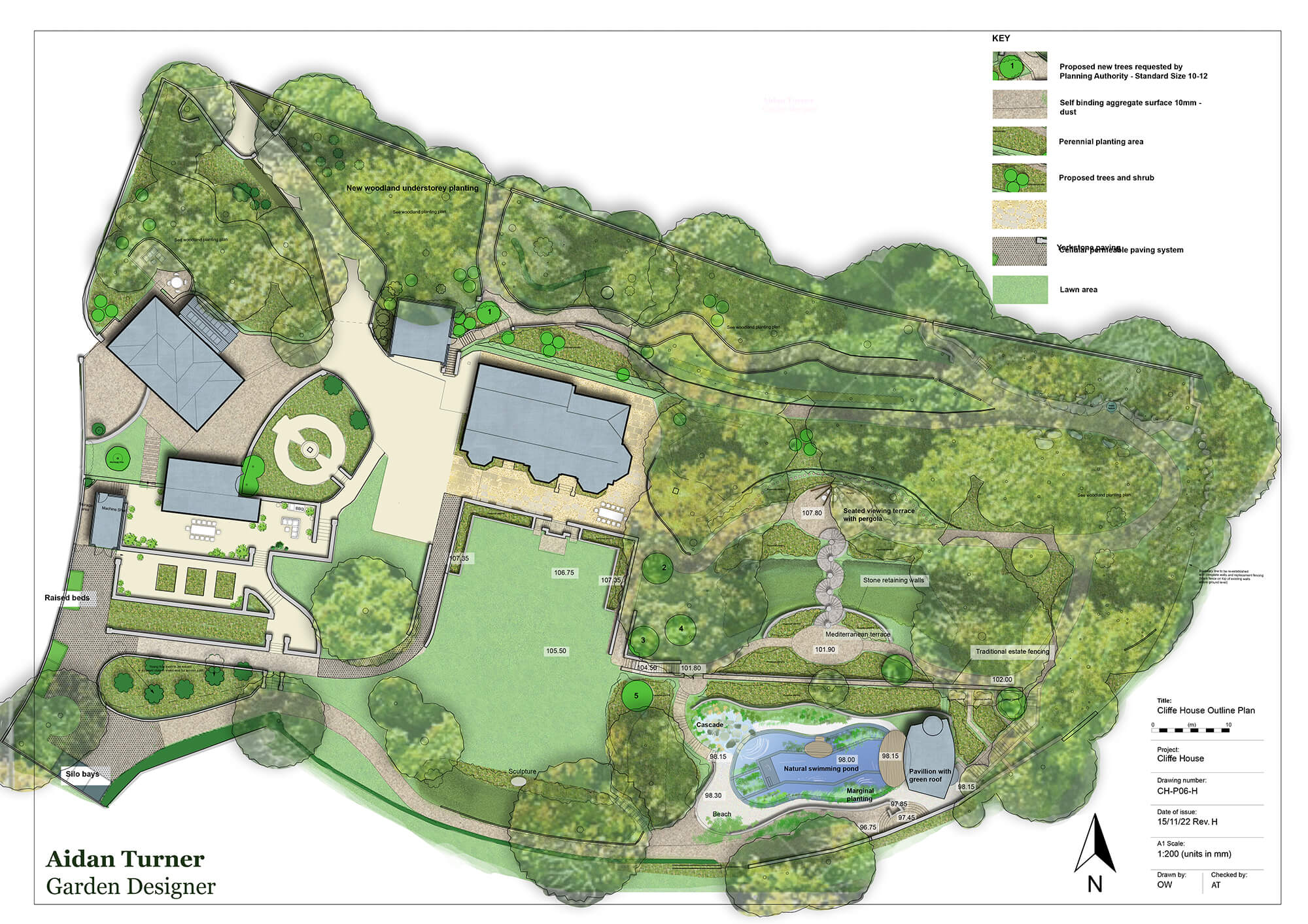 Country Estate Masterplan - Jane Elliot Garden Design